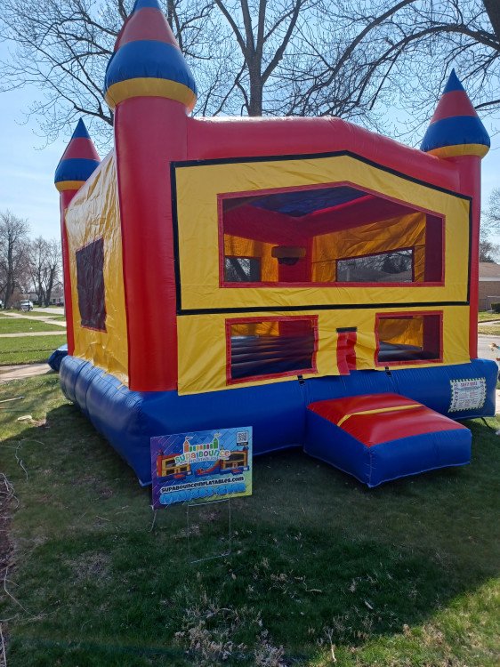 Colorful Bounce House - Supa Bounce Inflatables Calumet Park IL